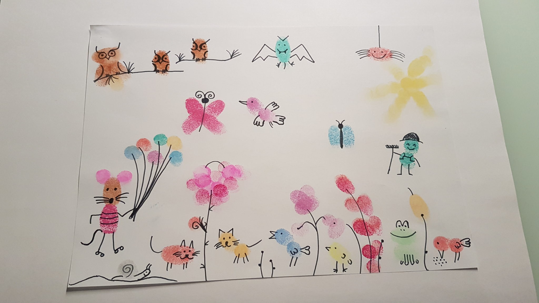 Fingerstempelbilder - Eine coole Idee für Kinder - kimily.de
