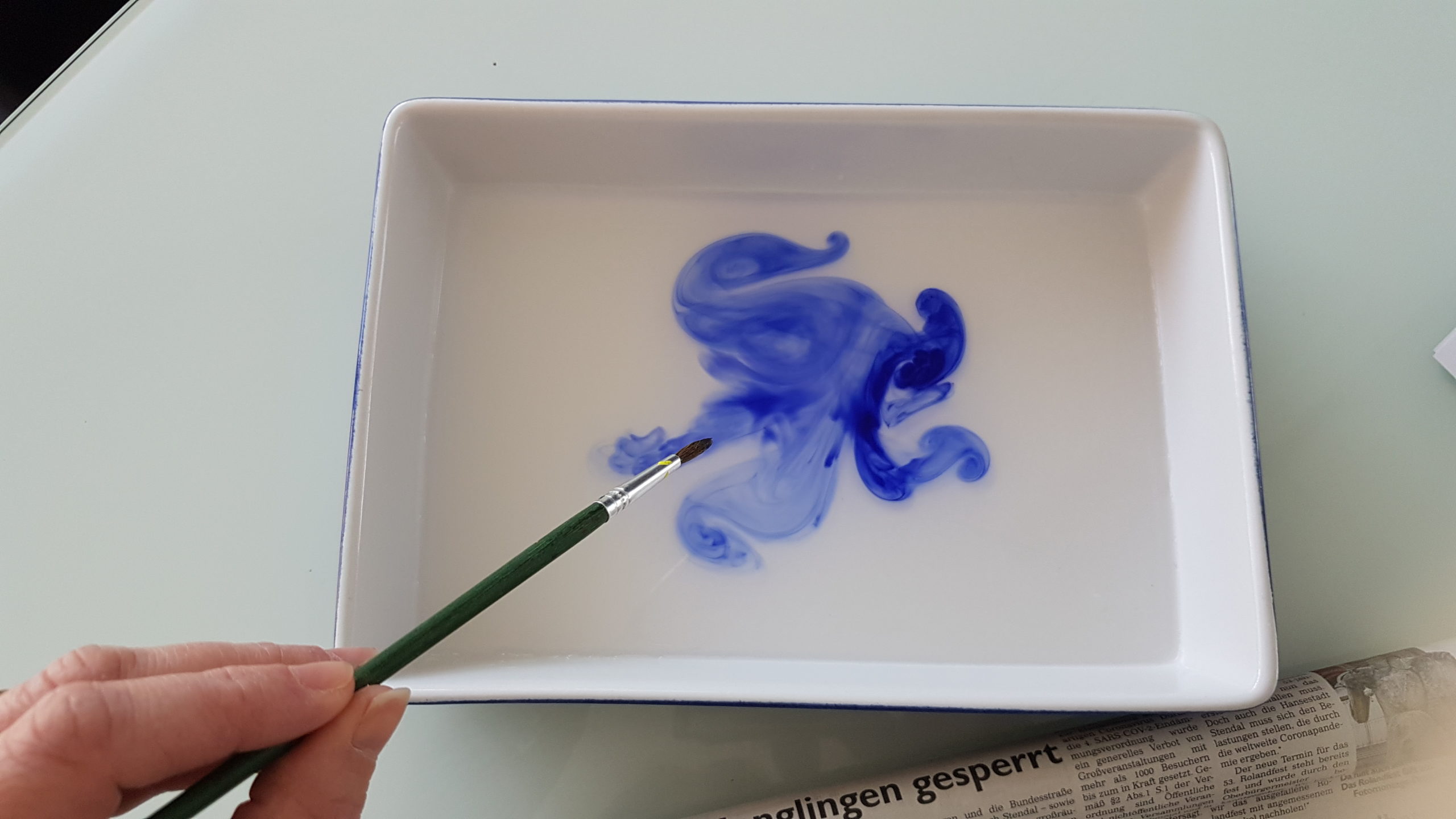 Tintenklecks – Kunst - Eine tolle Kreativ-Idee für Kinderr