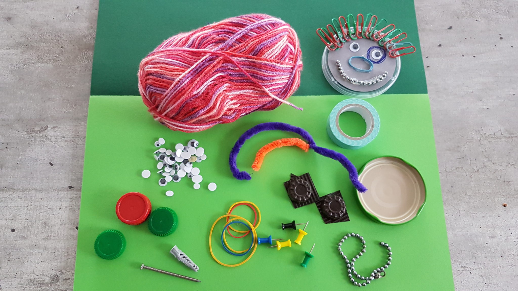 Flaschendeckel – Magneten - Eine Lustige Bastelidee für Kinder